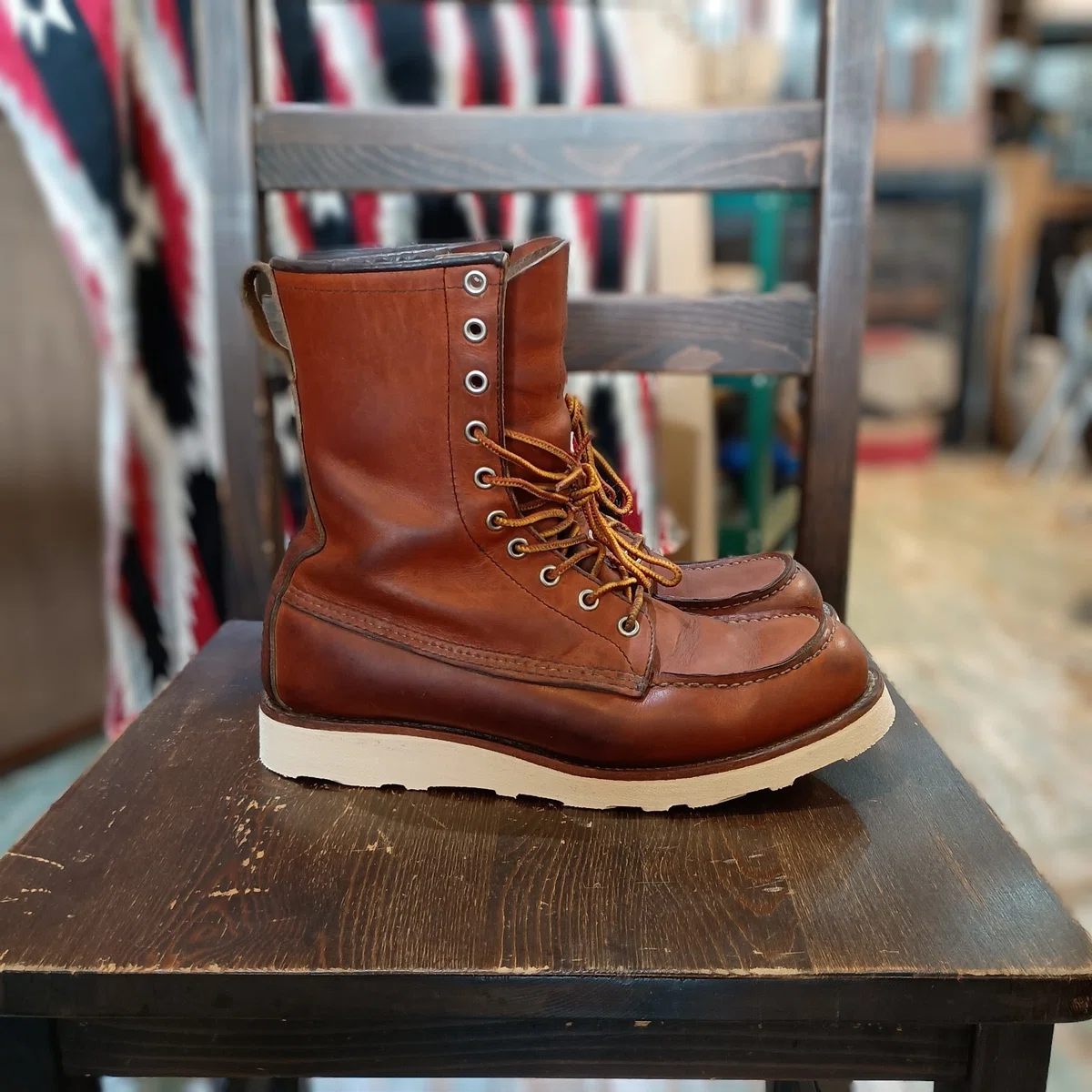 【Resole/ソールカスタム】Red Wing#877+vibram#4014｜CREA Repair & Handcrafts/roca