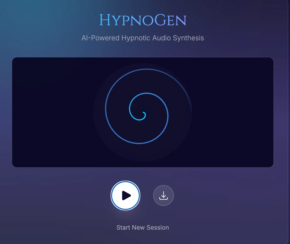 AI Studioで作る催眠音声アプリ -HypnoGen A customized hypnosis audio generation ...