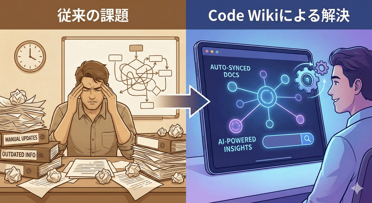 Google Code Wiki誕生：Gemini AIが「生きたコードドキュメント」を自動生成、開発を劇的に加速！｜エイじー