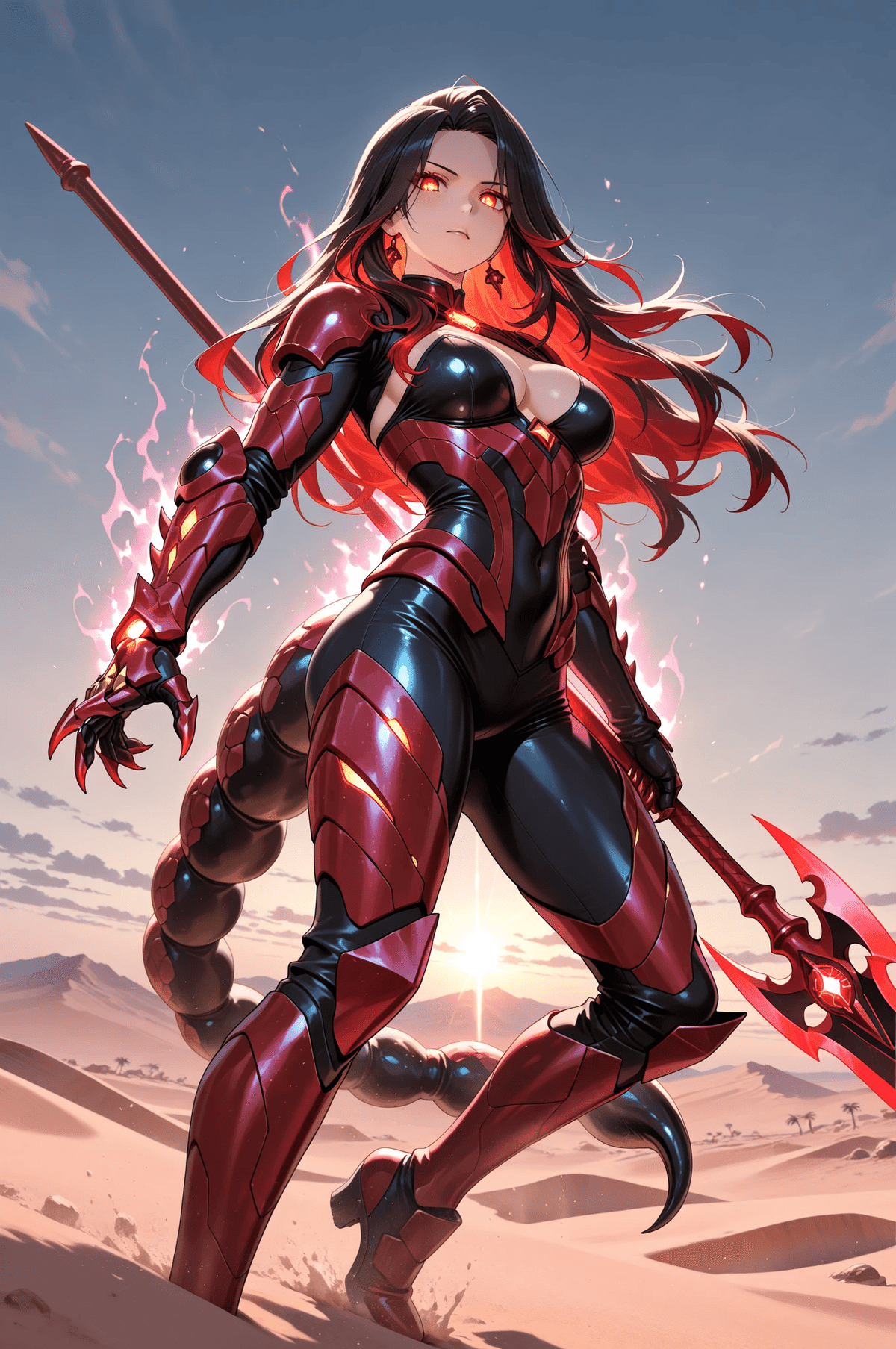 【魔法少女×蠍】#AIイラスト #AIアート #創作 #美少女イラスト #アート #画像生成AI #イラスト＃SeaArt #ChatGPT #魔法少女｜優音