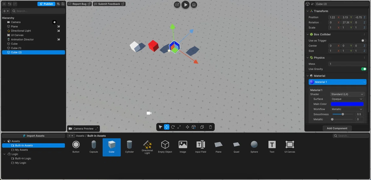 Unity Studio betaを触ってみた：教育者視点で見る“新しい創作の入り口”｜うのっち