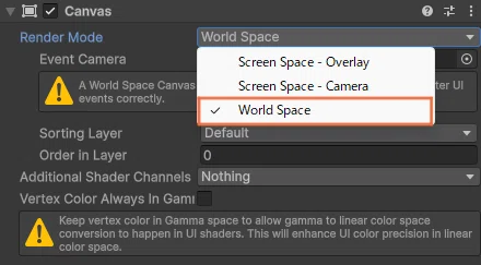 初心者開発者向け Unityの基礎知識 World Space UI編｜YAO!GAMES