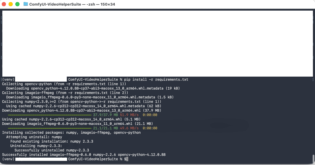「NumPy 2.3.3」 OR 「NumPy 2.2.6」 Mac ComfyUIに最適な、NumPyはどっち？OpenCVとの依存関係｜ゆなみ