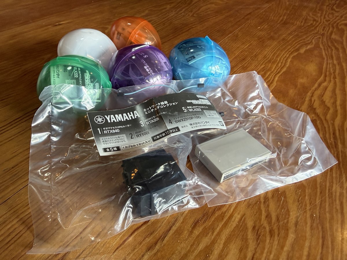 ヤマハネットワーク機器ミニチュアコレクション｜NicePapa 平野 尚志