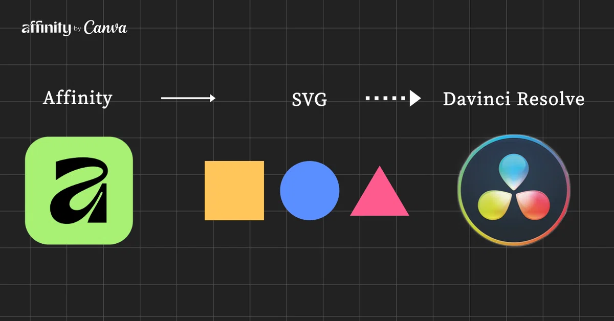 無料AffinityでSVGを作り、DaVinci ResolveのFusionで動かす方法｜SHUN