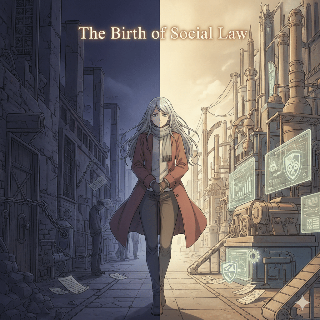 20世紀に社会法はなぜ誕生したのか──資本主義・分業社会・全体化の歴史から学ぶ労働法の物語【高校生向け解説】｜東北イタコ（Tohoku I-ST）