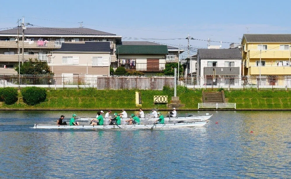 The 70th Oji Group vs. Japan Pulp & Paper Group Rowing Competition was ...