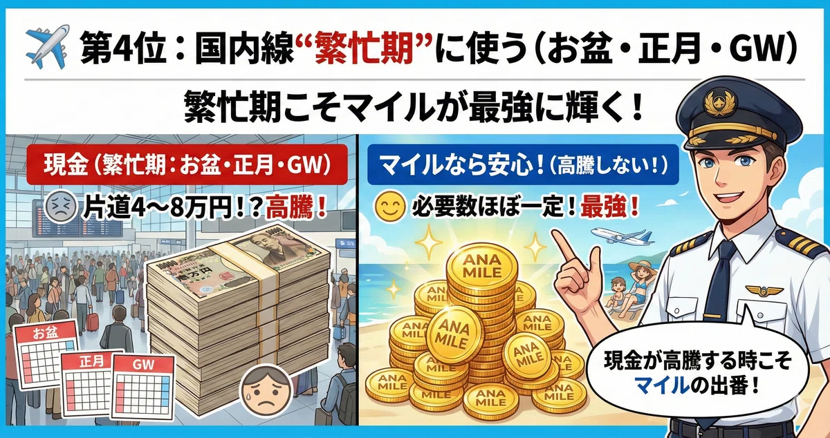ANAマイルの使い方ベスト10｜“価値が最大になる使い方だけ”厳選｜おきとら｜おきとら
