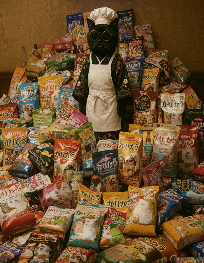 カリカリ献上してほしい物語 / くろママ日記｜(*´ `*)