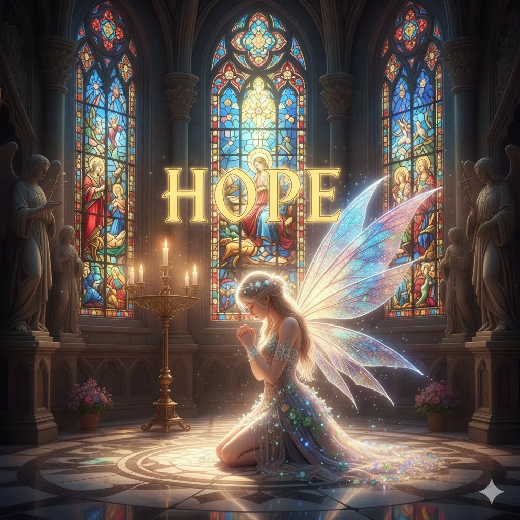 魂の祈り HOPE 【AI生成画像Gemini使用】｜leal_violet3340