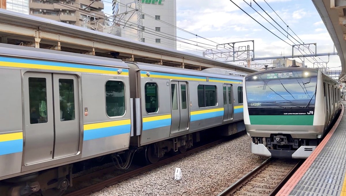 E233系房総色マリC1編成を目撃したよ｜福岡えきちょう