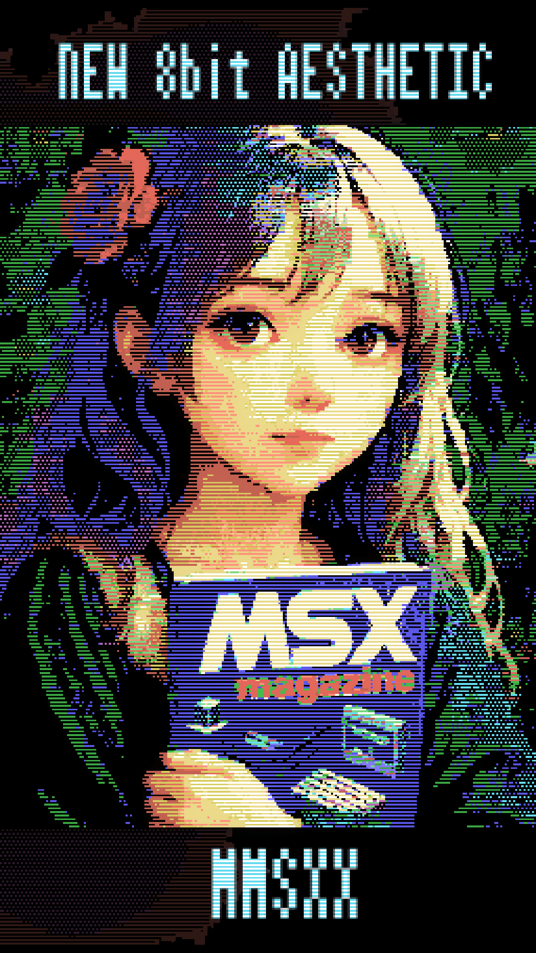 縦2画面MSX1CGを推す訳：MSX1ドット絵は後世に残るアート作品になるか｜Harayoki