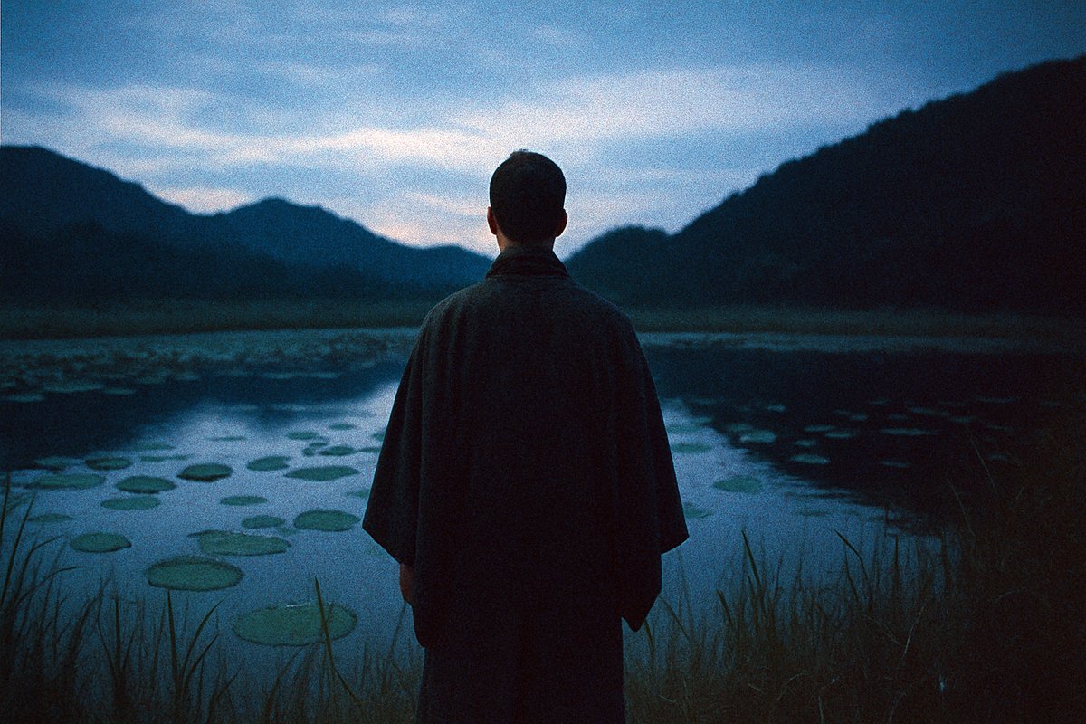 中原中也 山羊の詩『黄昏』を生成AIでビジュアルアート化してみた！Ⅰ｜Archi