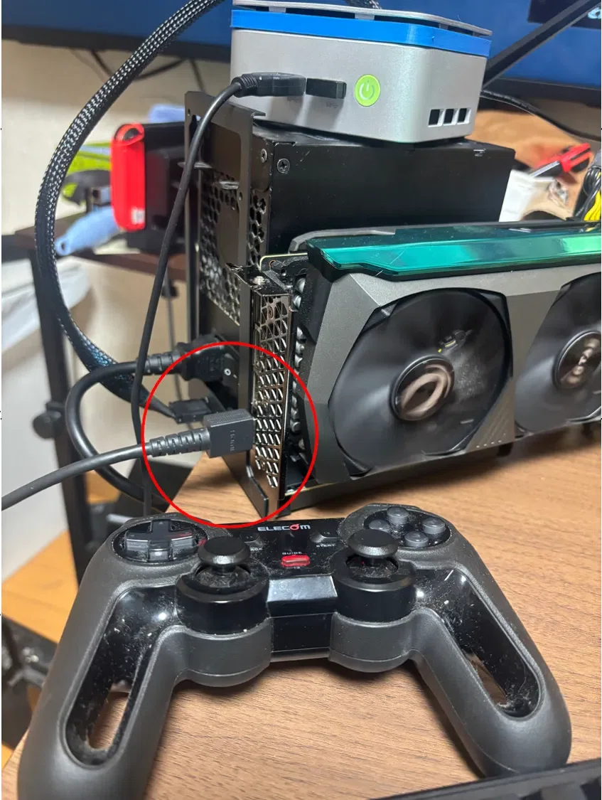 GMKTec G10にOCuLinkでNVIDIA RTX3080載せてみた｜sastle