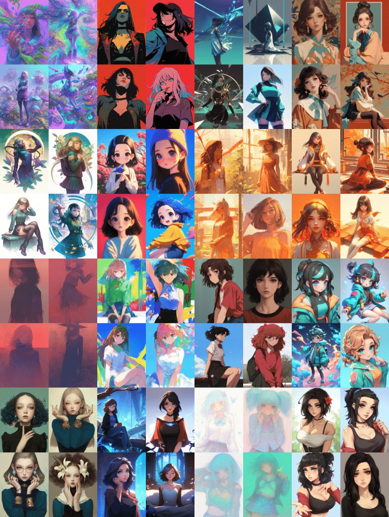 画像生成AI sref 図鑑 日付 055 2025年12/11～12/31【無料有】｜ぐふとくく