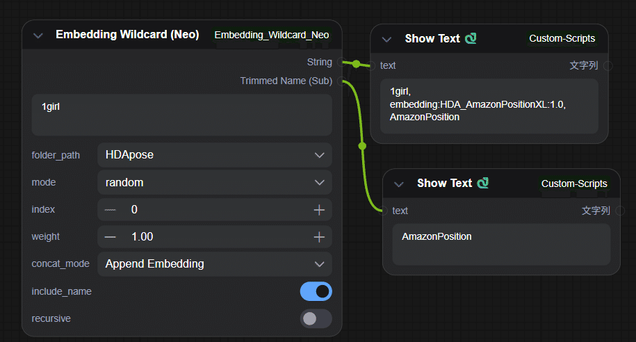 Textual inversion(Embedding)の使い方など｜ComfyUI｜shiba*2