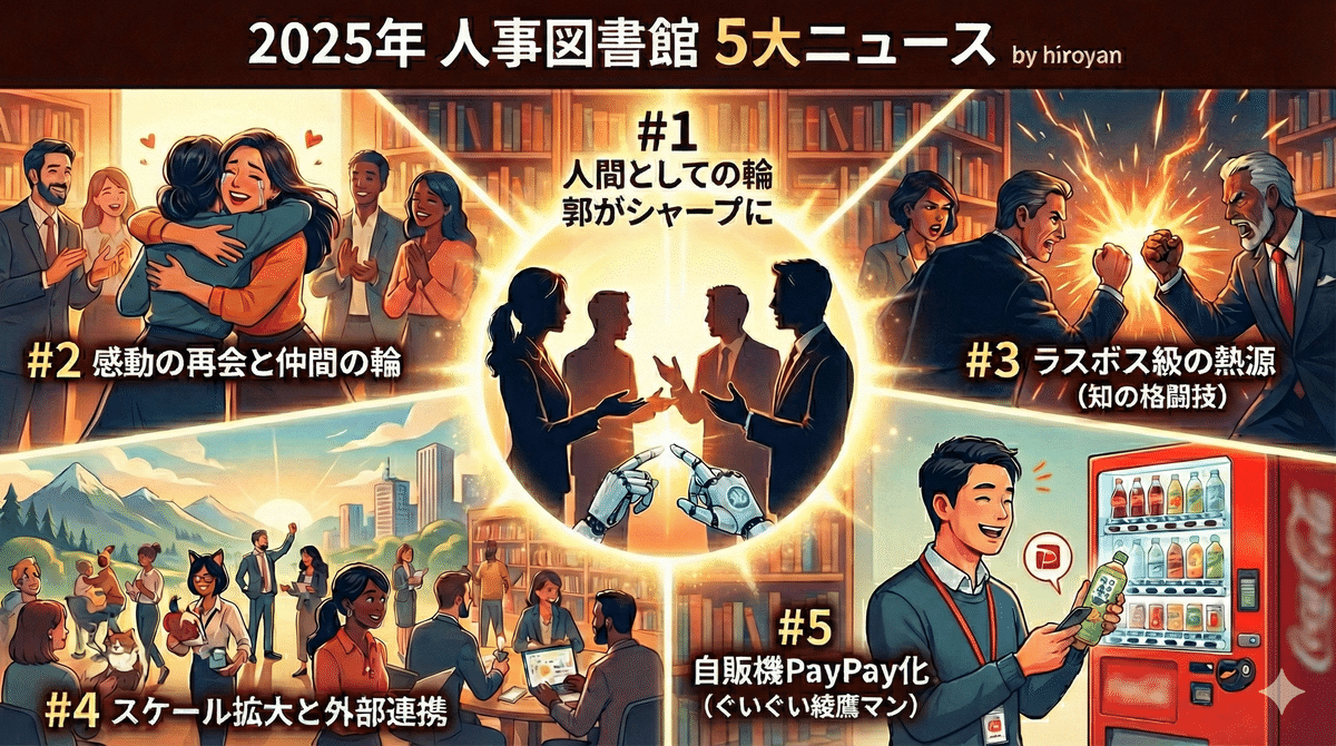hiroyanが勝手に選んだ！2025年 人事図書館 5大ニュース｜【公式】人事図書館