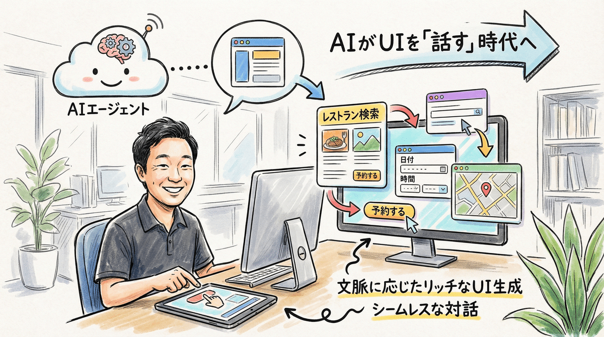 AIがUIを「話す」時代へ：Google A2UI徹底解説｜ハヤシ シュンスケ