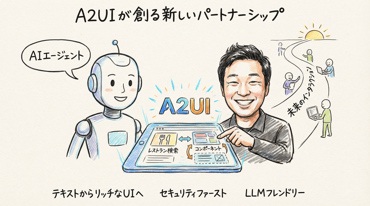 AIがUIを「話す」時代へ：Google A2UI徹底解説｜ハヤシ シュンスケ