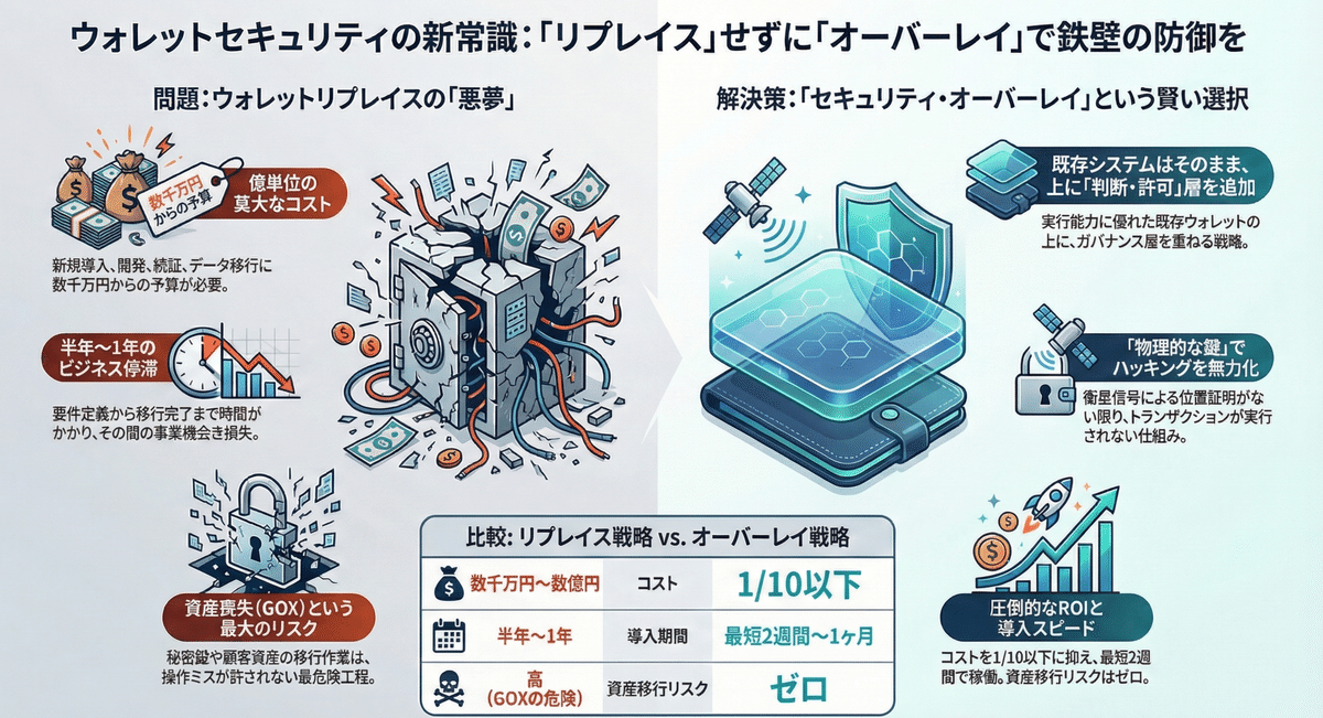 「入れ替え」ではなく「重ね掛け」――既存ウォレットに最強の盾を追加する「セキュリティ・オーバーレイ」とは？｜Vlightup | デジタルと ...