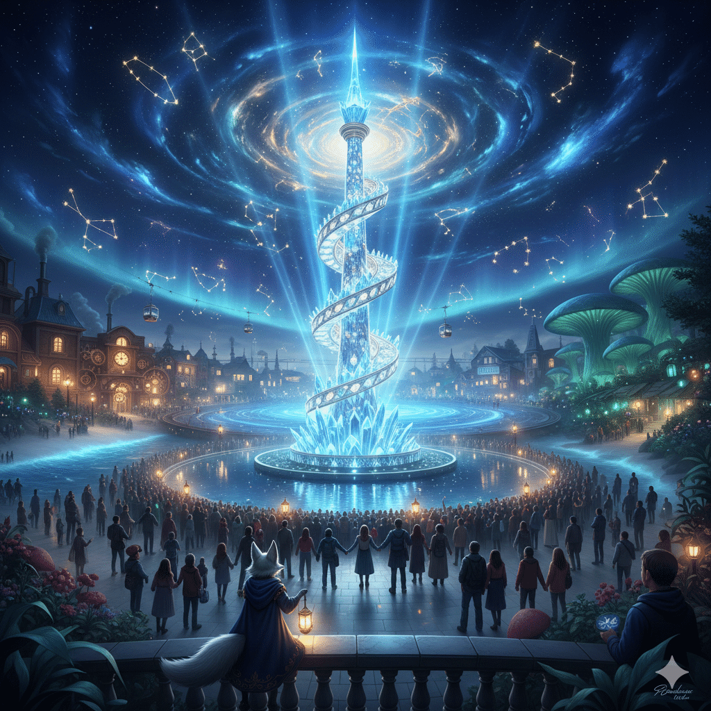 🎡ふたりのテーマパーク🎠【プロンプト】｜おっぽ