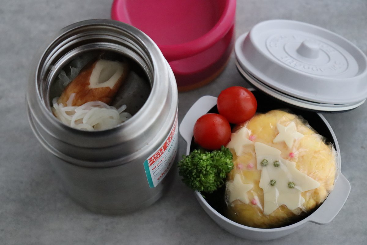 クリスマスのようなそうでないようなお弁当｜山本リコピン / 料理研究家