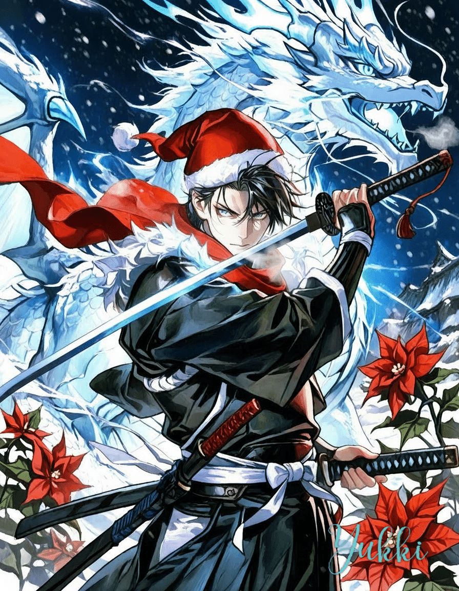 SAMURAI X'mas│PixAI｜ゆっきー🧪ゆっきーの人生実験室🧫