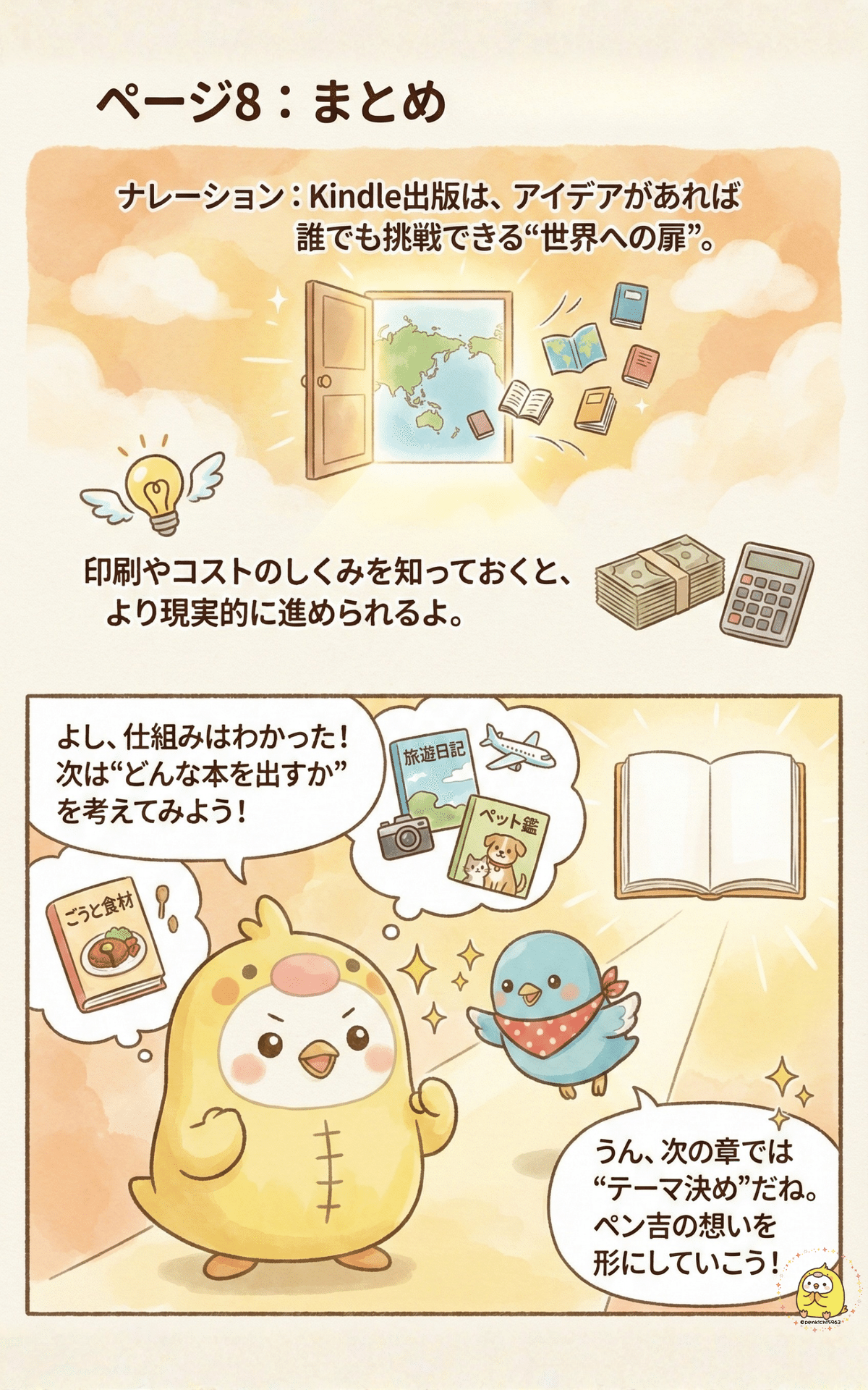 S2-55｜Kindle出版 初心者ガイド本『AIってこわくないんだね！』マンガ第2章｜ペン吉@やさしさ伝えるKindle作家🐥