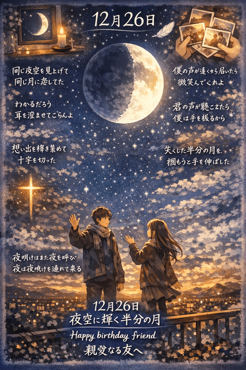 「12月26日《詩》」を描かせていただきました。｜studio_maki🍀note.2025.4.17_φ(･_･☘