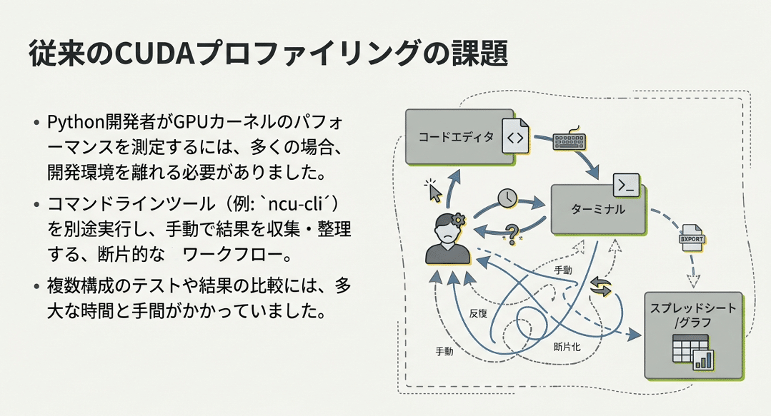 Nvidia Developerチャンネル「Intro to Nsight Python: Automating CUDA Kernel ...