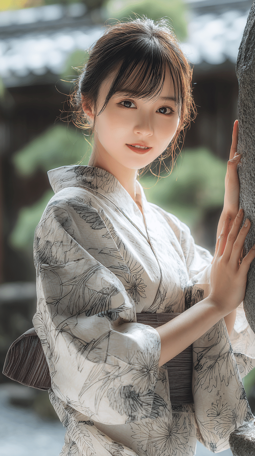 【画像生成AI】「着物姿の美人OL」をAIで生成する方法《無料プロンプト公開》ミッドジャーニー｜ChatGPT｜Gemini｜Nano ...