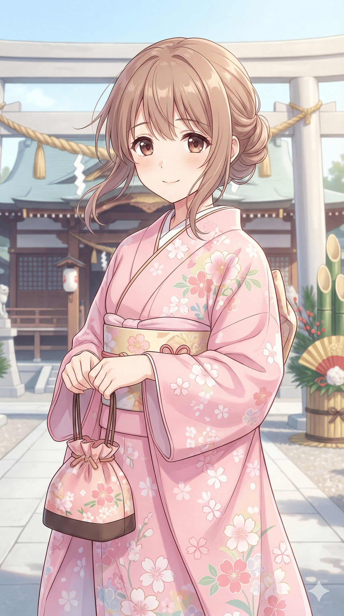 【FSGN】あけましておめでとうございます！2026年、神社の前からあなたへ贈る言葉。 #白銀の髪同盟 #黒髪愛 #FSGN｜してみた ...