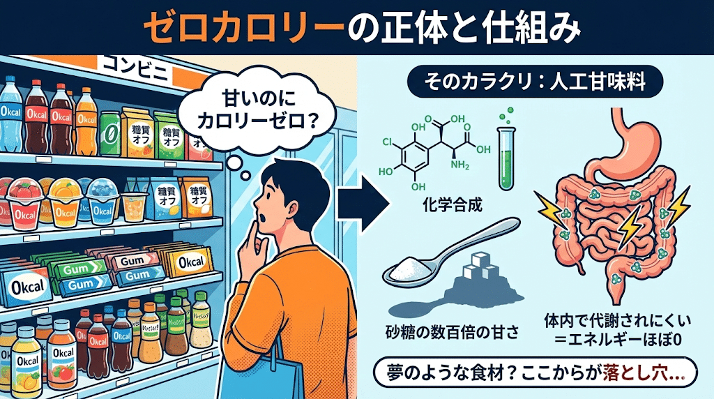 🥤実は太る！？「ゼロカロリー」の甘い罠と意外な落とし穴【ダイエットの新常識】｜koji_body_make