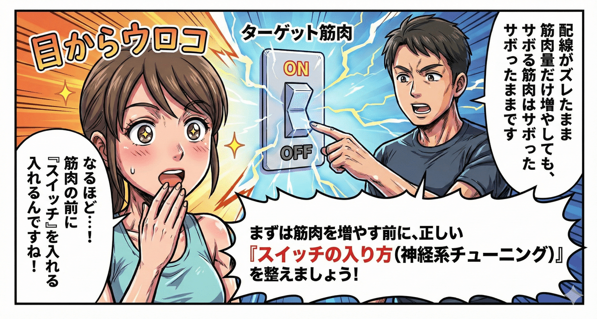 そのトレーニング、努力が足りないんじゃなくて《カラダの設定》がズレているだけかもしれません。｜トレーニングの「診断書」｜YouTubeには載っ ...