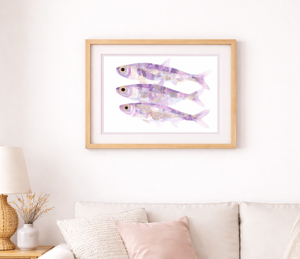 【無料AIイラスト】きらめく魔法のフィッシュアート！｜かもめスタジオ