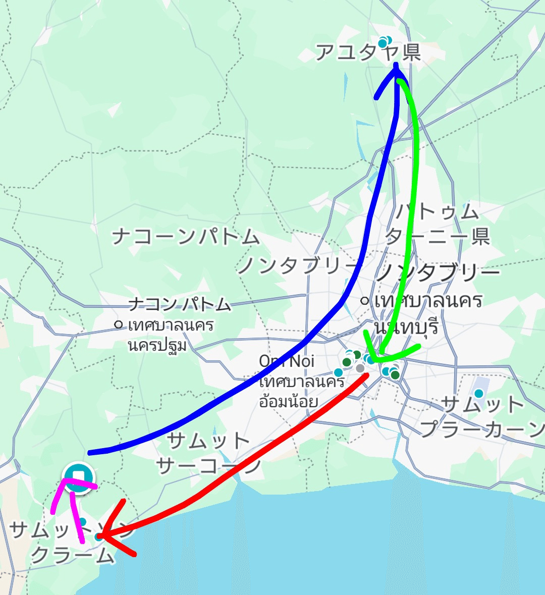 【海外旅行記】'25冬休み 初めてのタイ4泊6日🇹🇭⑤メークロン鉄道市場とダムヌンサドゥアック水上マーケット｜TRIP_YUKO｜お出かけジャンキー