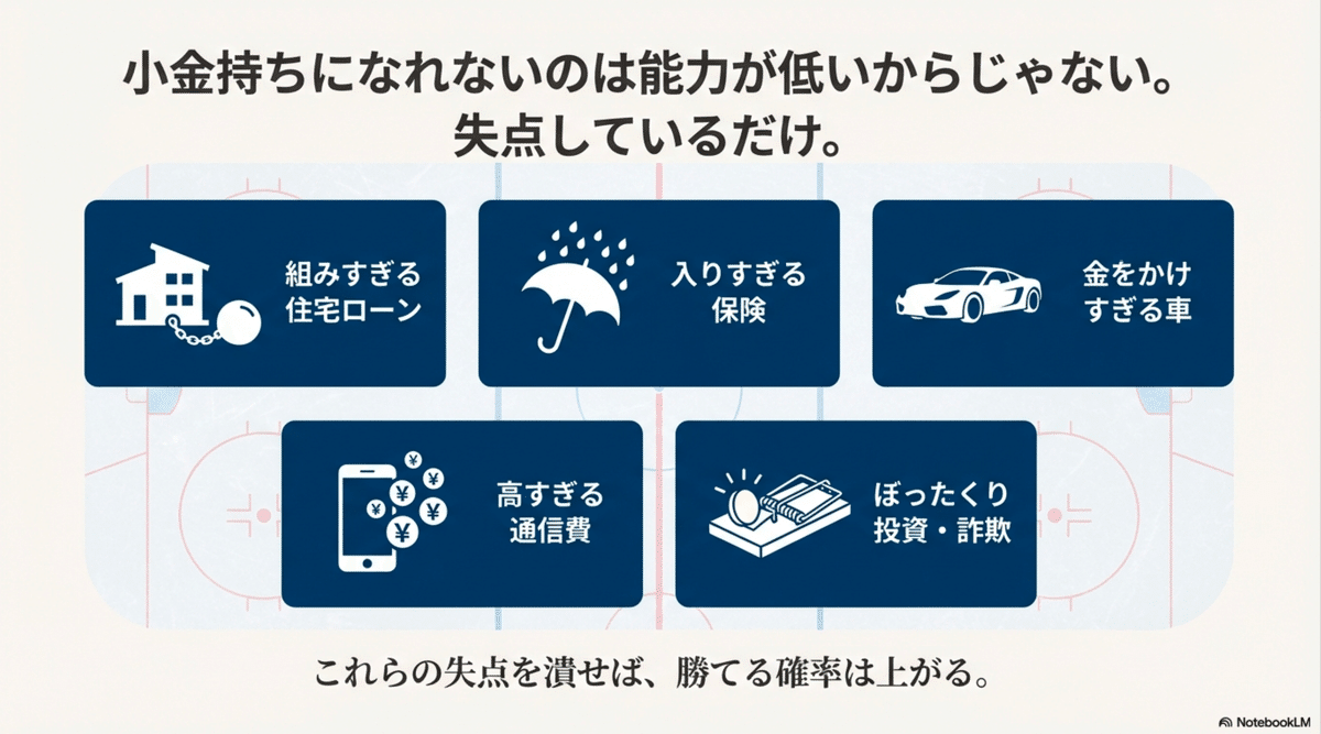 99％の人は知らない。お金持ちは「努力」じゃなく減点方式で決まる｜ババババ・バフェット | お金の専門家