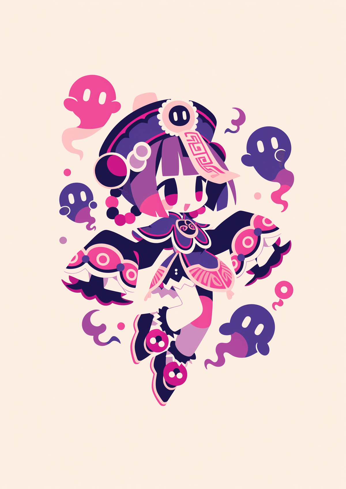 【コピペOK】Nijijourney(niji7)で「キョンシー」を描くプロンプト｜Arun