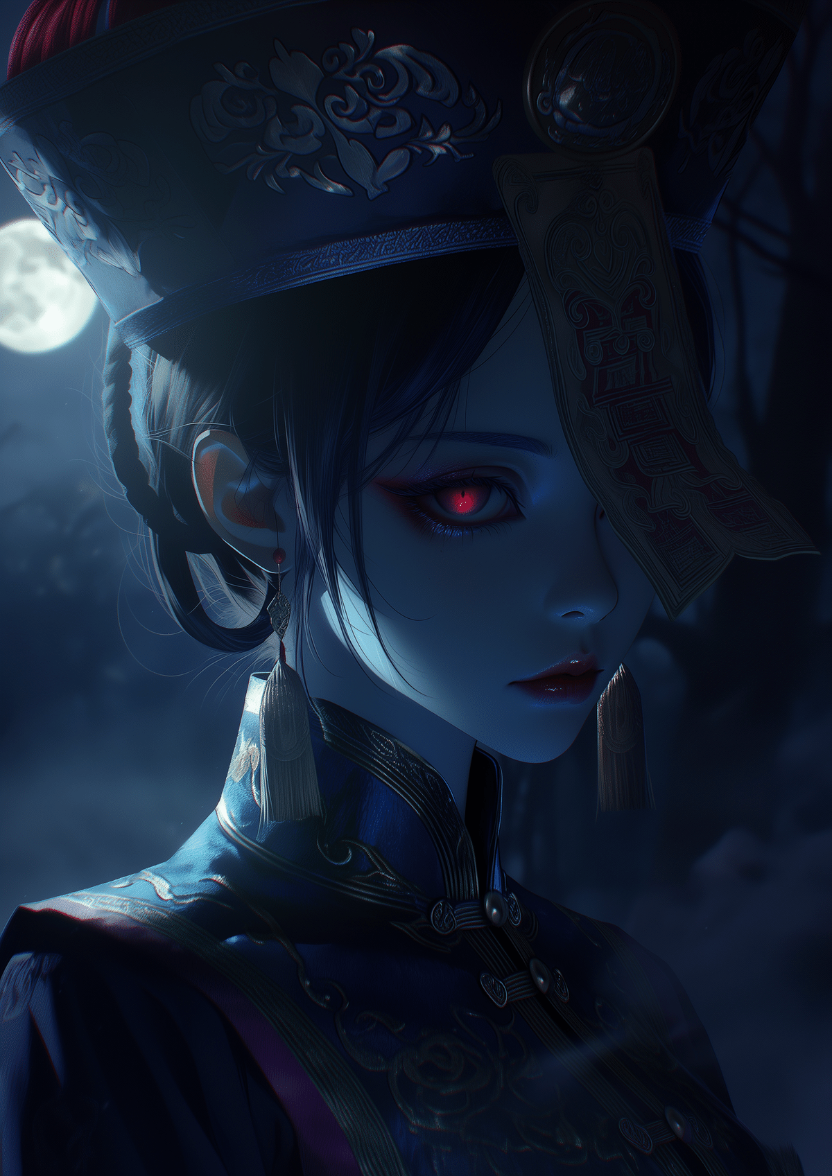 【コピペOK】Nijijourney(niji7)で「キョンシー」を描くプロンプト｜Arun