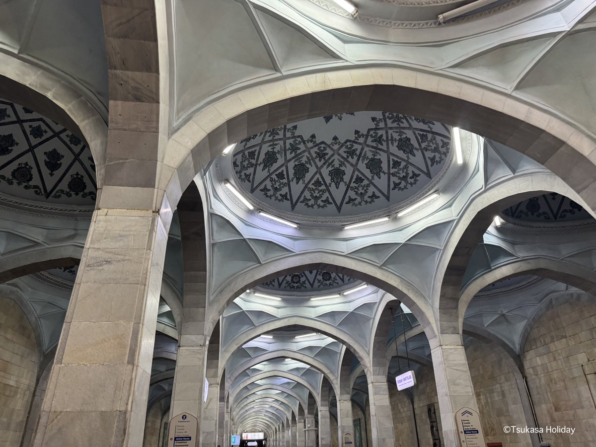 🇺🇿タシュケント 〜 地下鉄(メトロ)で観光｜Tsukasa Holiday
