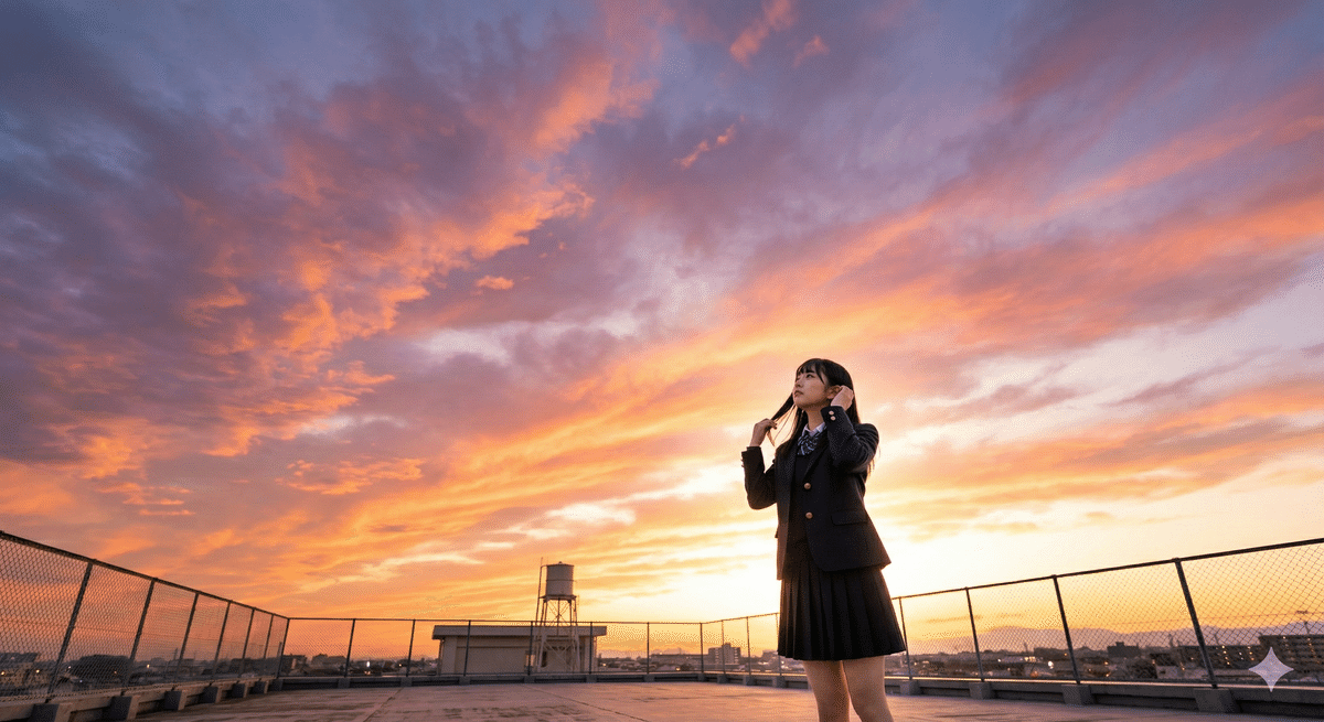 平凡な画像を「一気にドラマティック」に変える、光と空の黄金比。｜たぁ