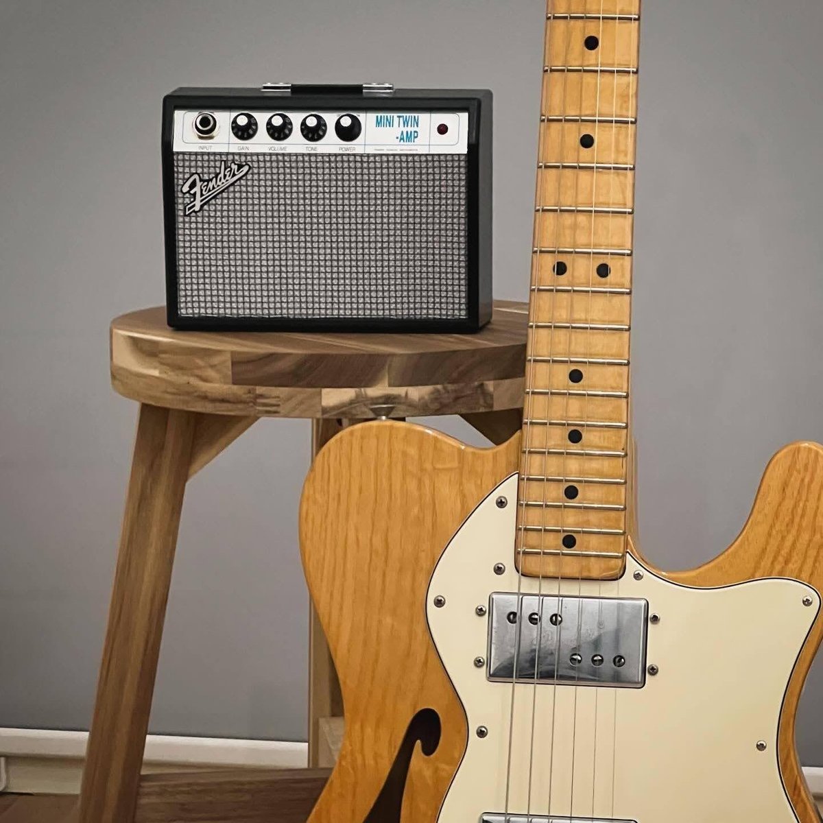 Fender Mini'65 Twin-Ampを70年代SilverFace風にカスタムしてみた｜o_s_t