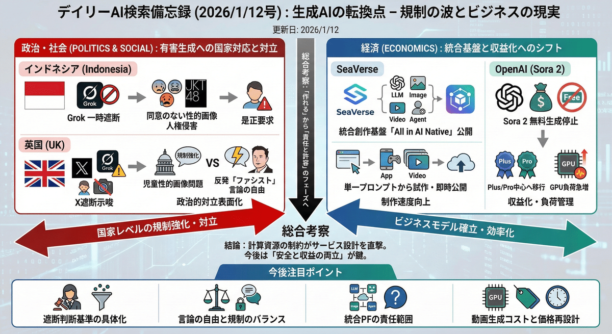 デイリーAI検索備忘録(2026/1/12号)｜Yasuhito Morimoto