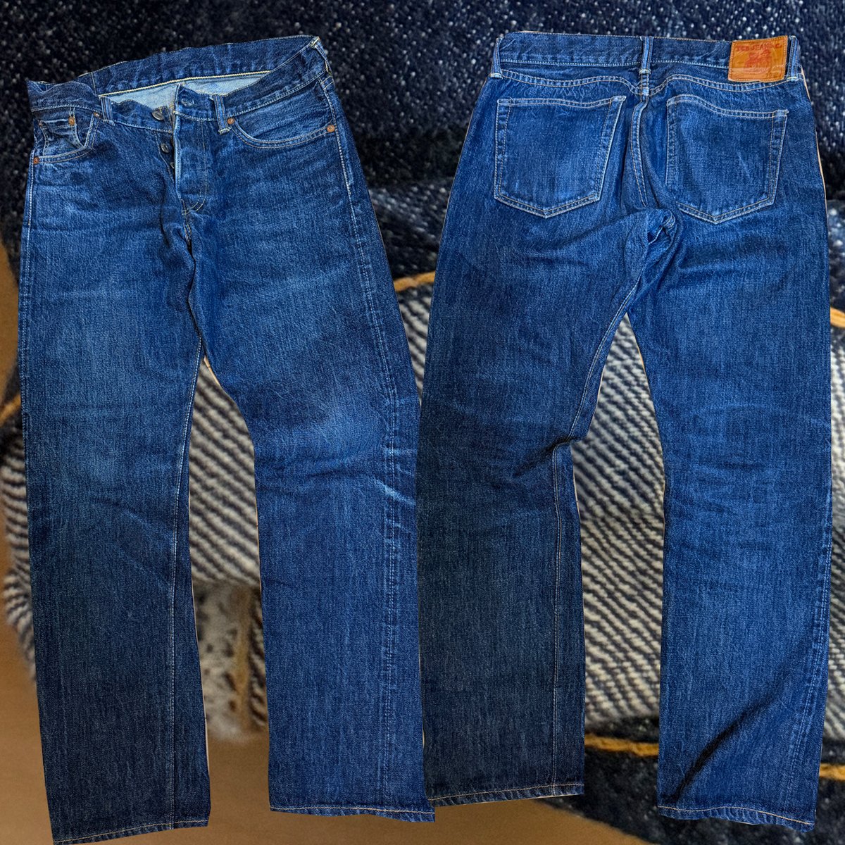 TCB20251231 TCB JEANS/TCB-SLIM50T/W30/13.5oz（推定）手書きサイン入り｜My Jeans Collection Traceability