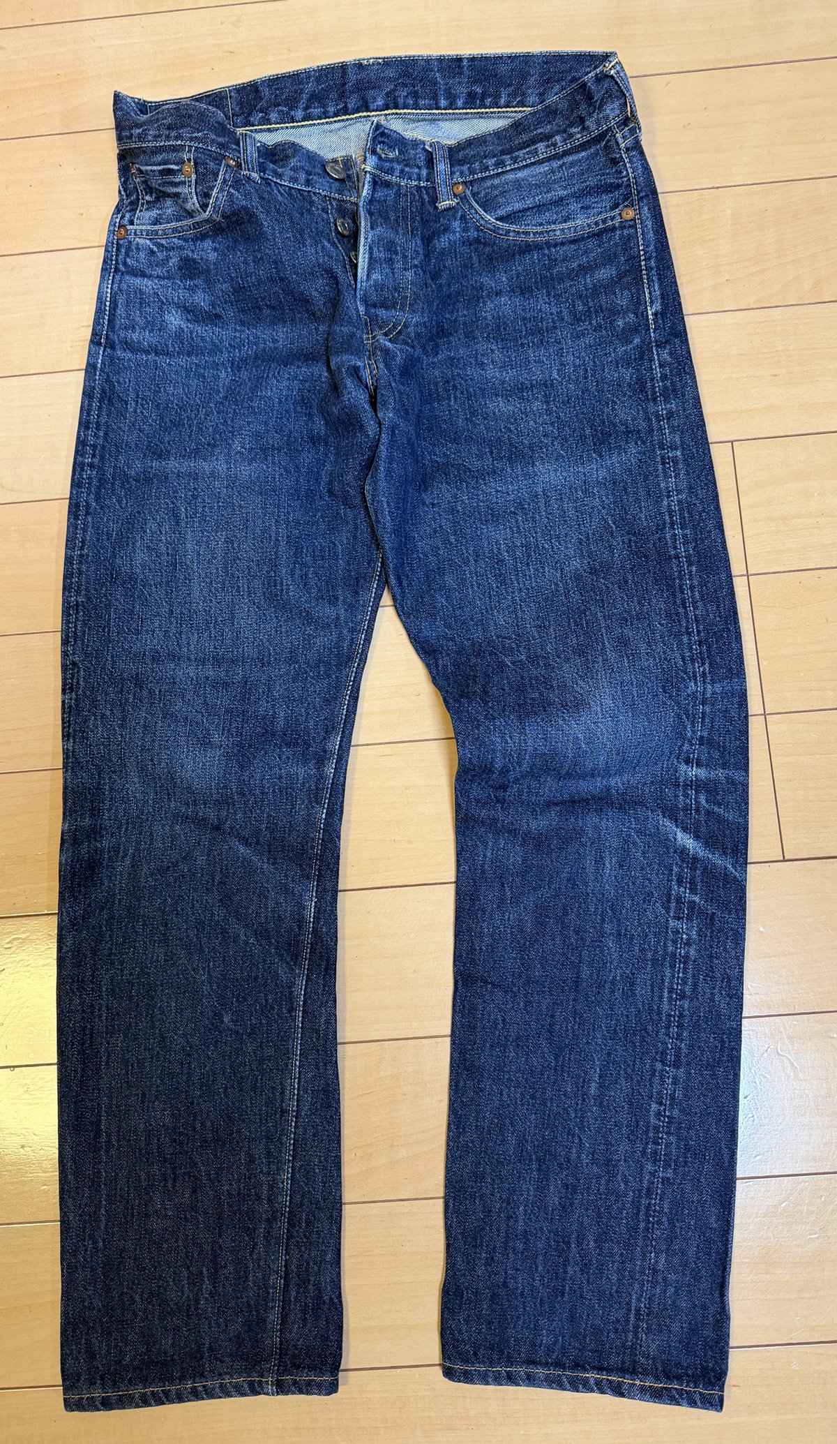 TCB20251231 TCB JEANS/TCB-SLIM50T/W30/13.5oz（推定）手書きサイン入り｜My Jeans Collection Traceability