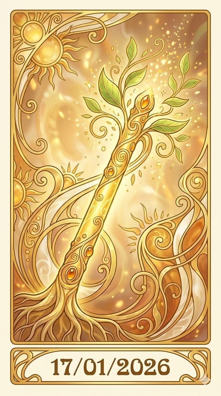 【タロット予報-今日のラッキーカード】2026年1月17日（土）｜AI Tarot reading