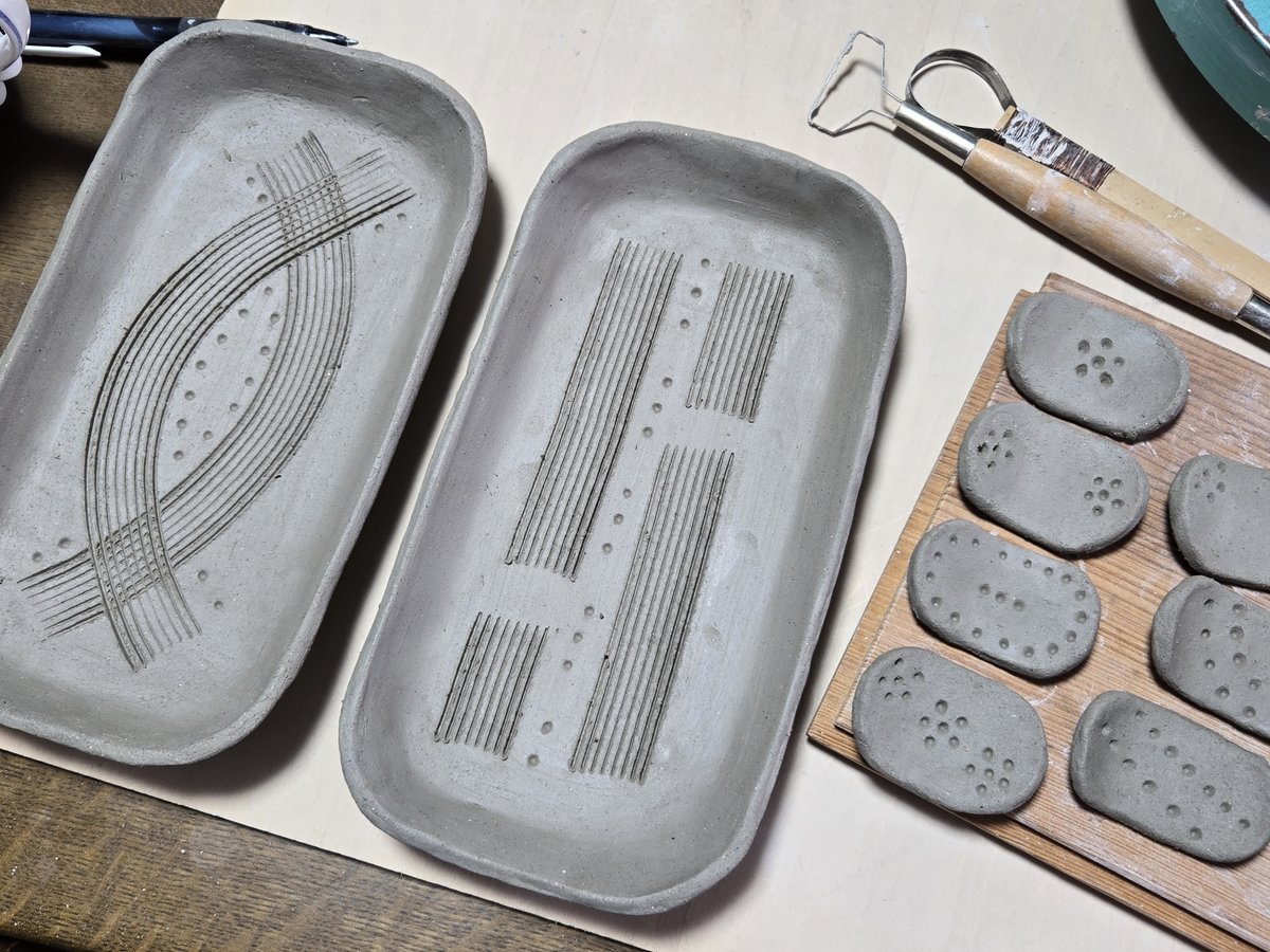 蒸し料理＊鶏飯(けいはん)＊おうち陶芸 長皿と箸置き｜JUN