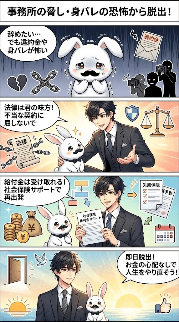 「もう現場に行きたくない…」AV女優を辞めるのは挫折じゃない。不当な契約と事務所の縛りを完全無効化して"最短で脱出"する技術を公開｜ひろ