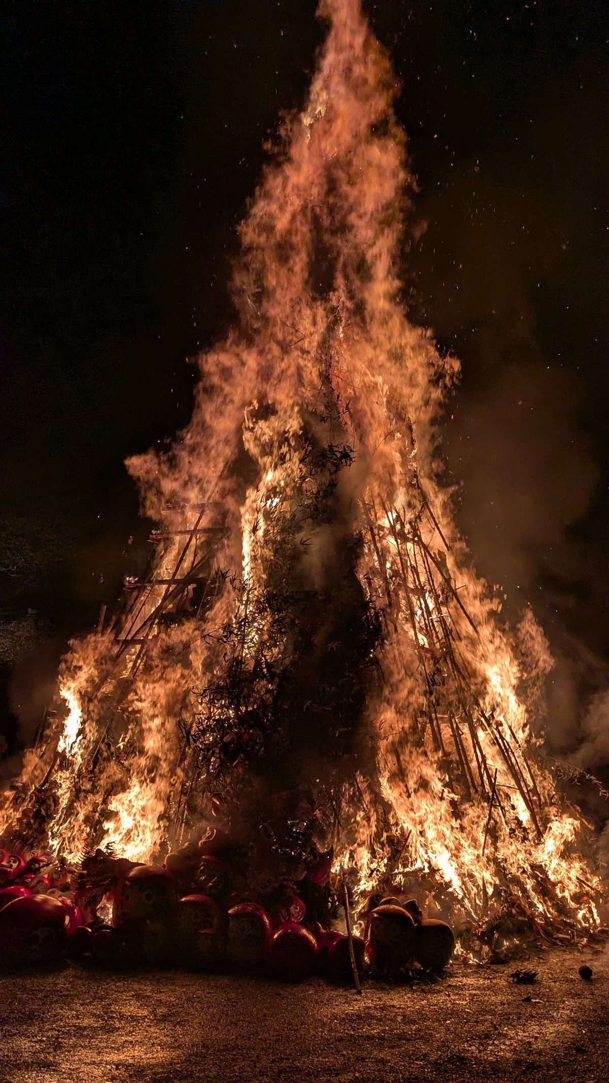 左義長の神火｜yukarin