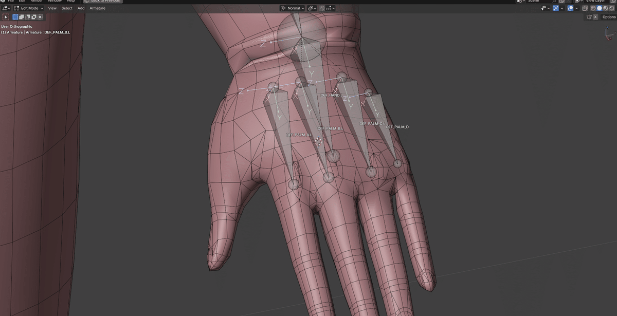 【Blender】黑岩射手Rig-01:DEF Bone｜Mushi_SAC